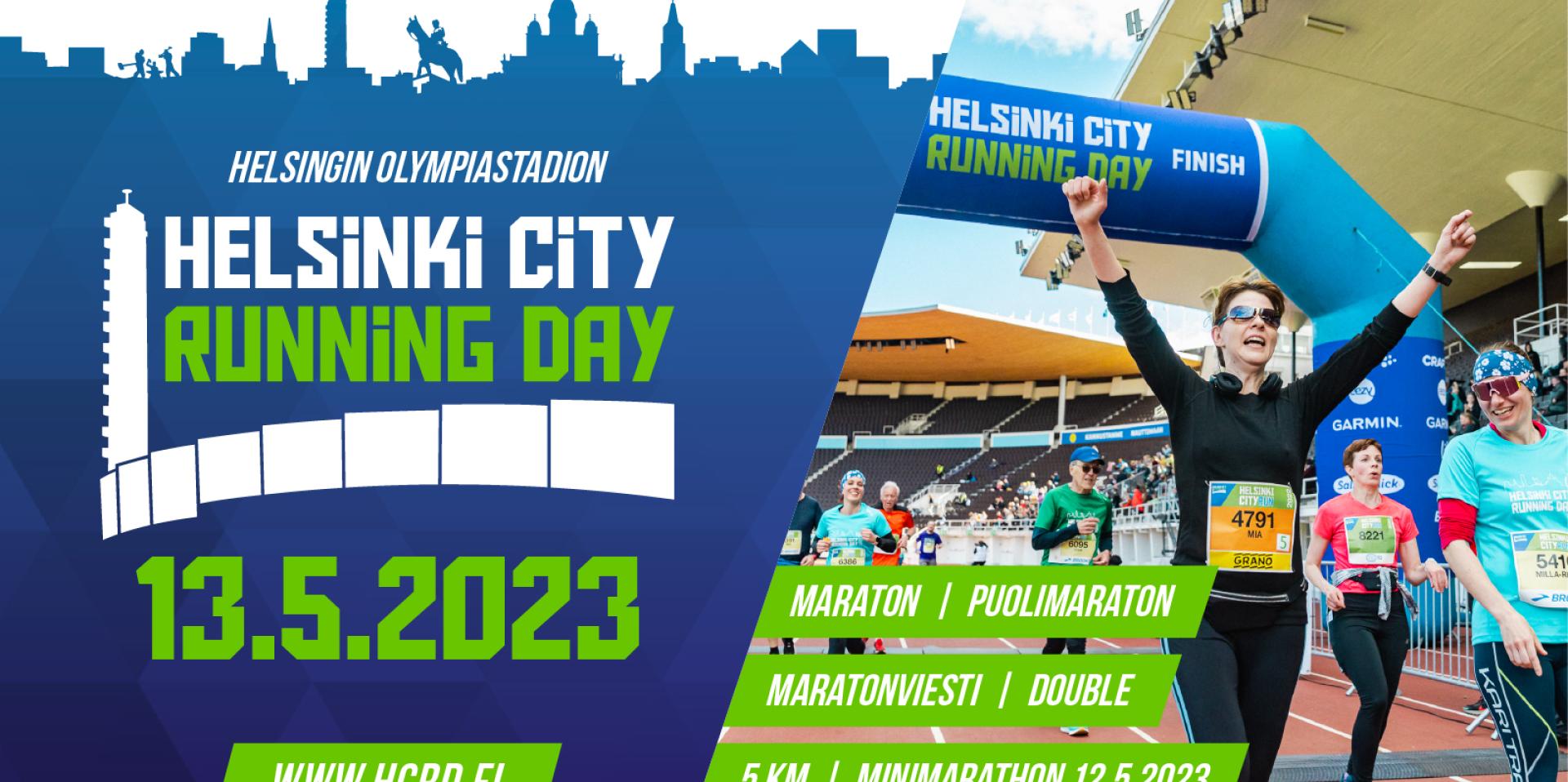 HELSINKI CITY RUNNING DAY JA MINIMARATHON | Olympiastadion